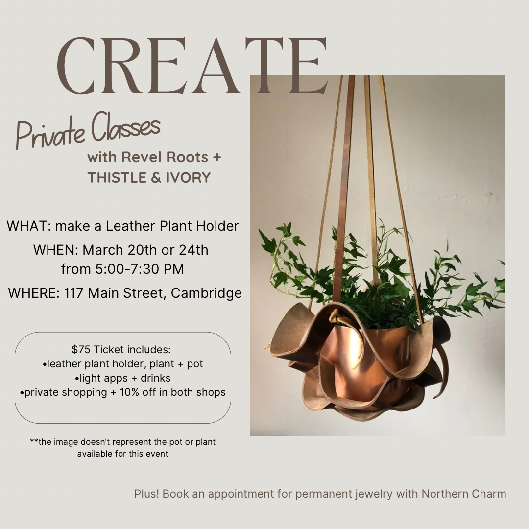 Leather Plant Hanger Class – Revel Roots